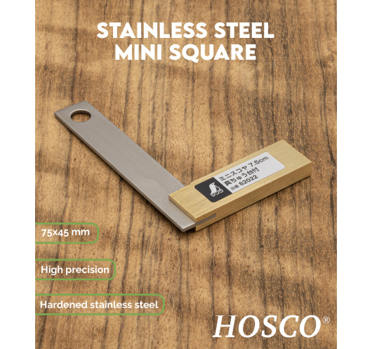 Hosco Stainless Steel Mini Square | Maderas Barber